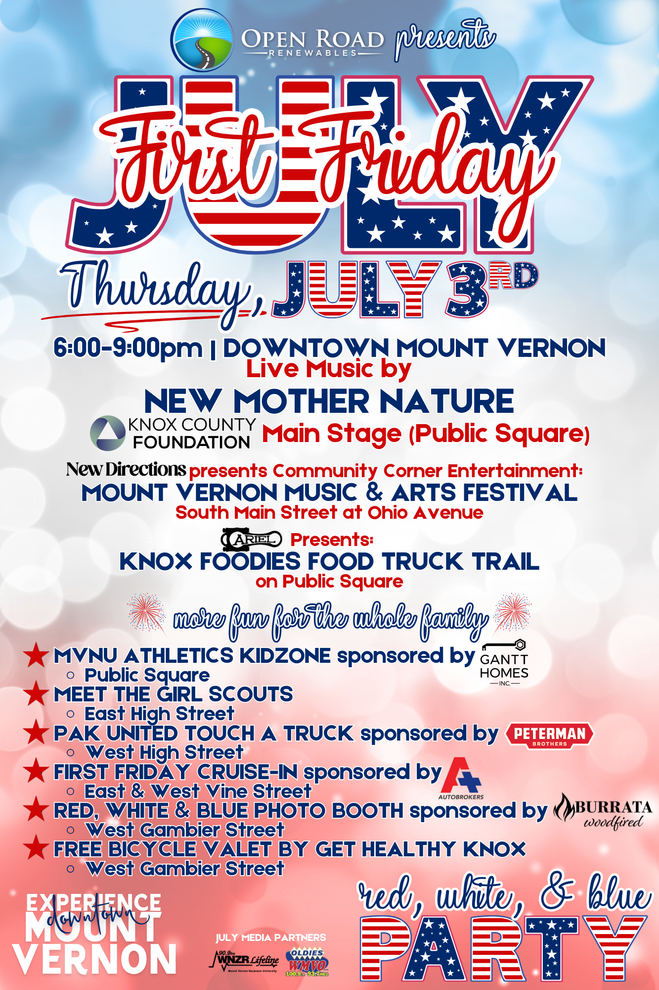 KICK OFF INDEPENDENCE DAY WEEKEND AT JULY FIRST FRIDAY - ON A THURSDAY ...